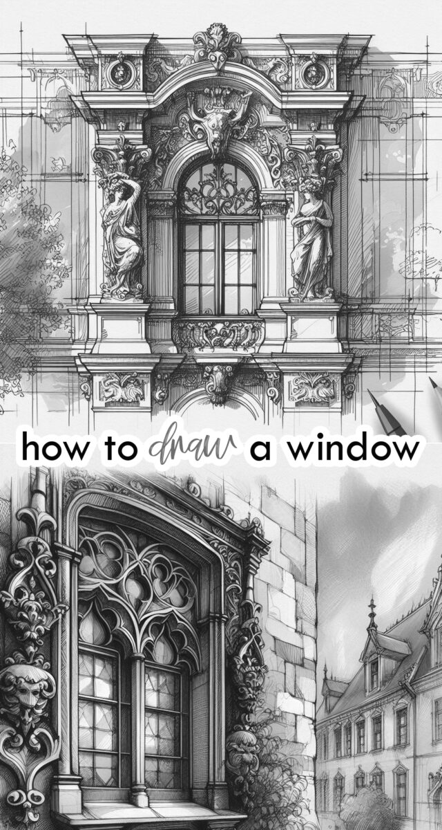 How to Draw a Window - easy step-by-step art tutorials - Craft-Mart