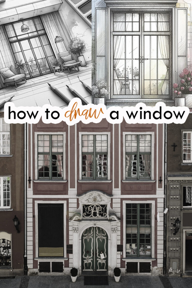 How to Draw a Window - easy step-by-step art tutorials - Craft-Mart