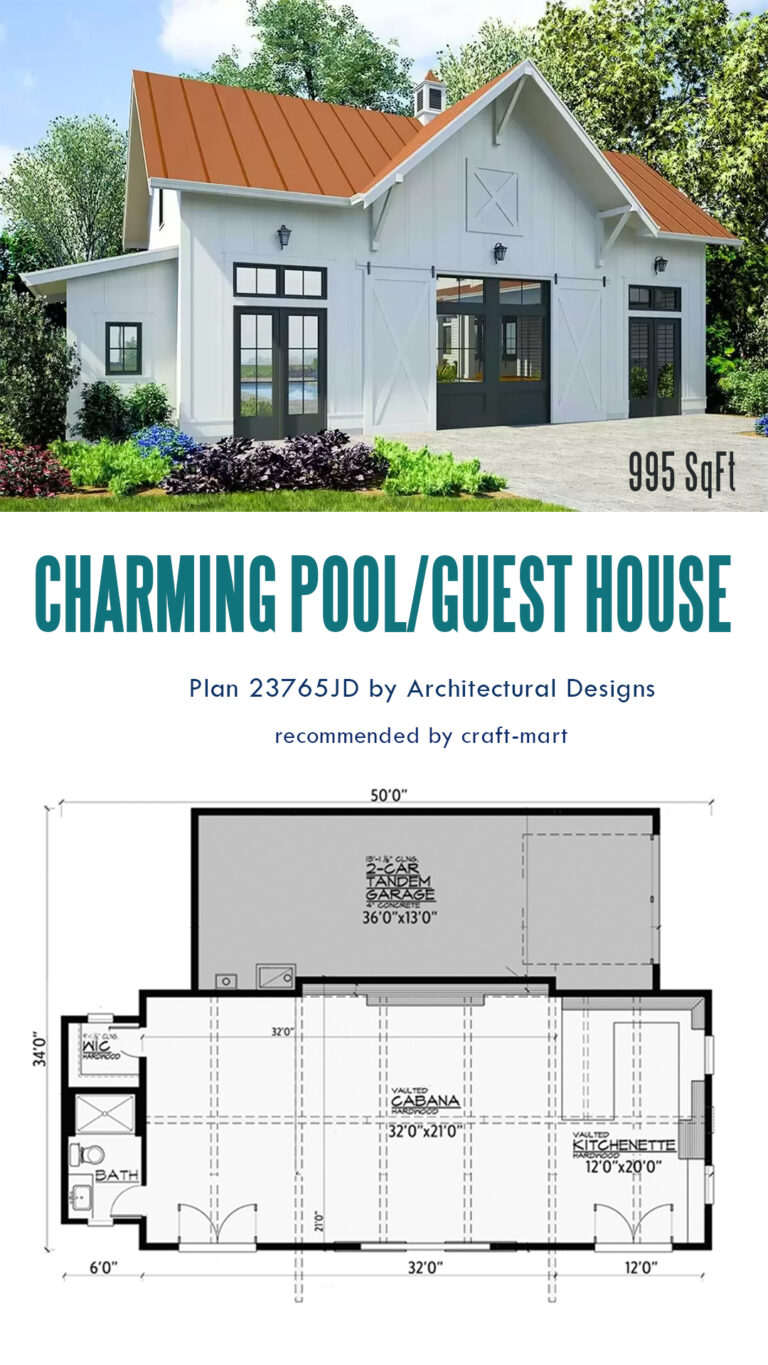 10 Pool House Plans: Modern Designs and Ideas - Craft-Mart