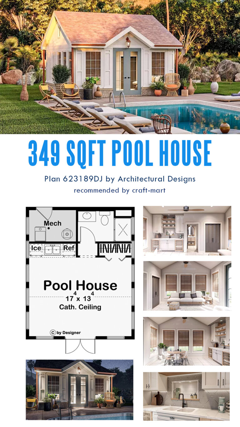 10 Pool House Plans: Modern Designs and Ideas - Craft-Mart