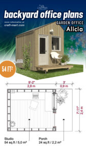 15+ Modern Backyard Office Plans to Build and DIY - Craft-Mart