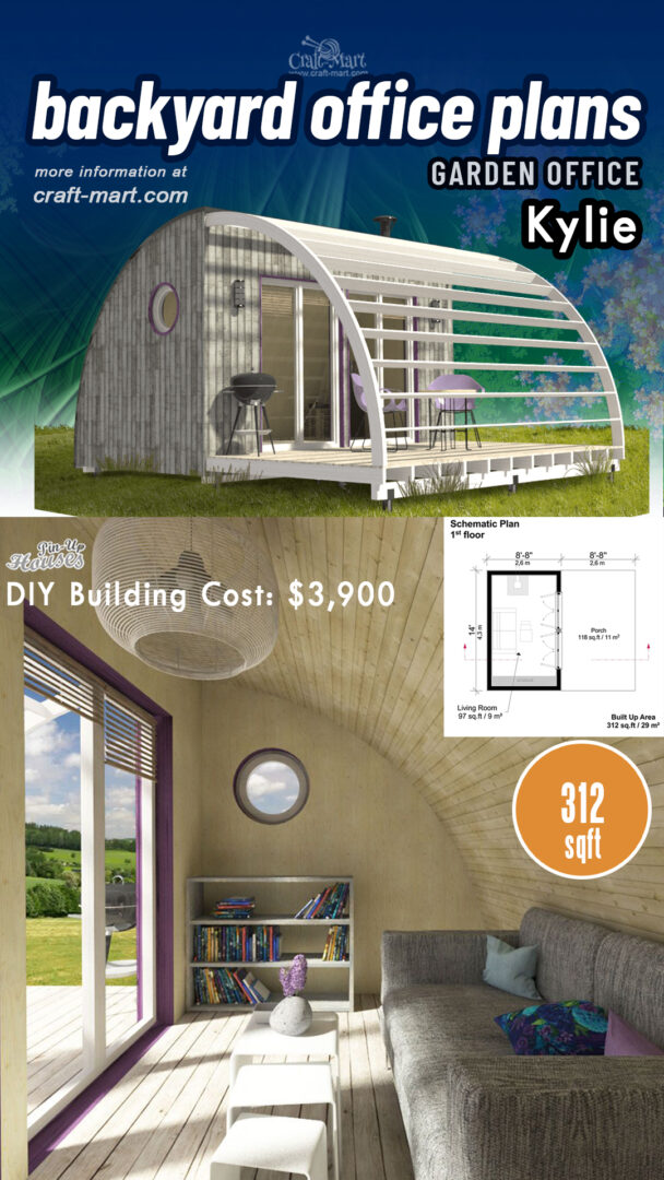 15+ Modern Backyard Office Plans to Build and DIY - Craft-Mart