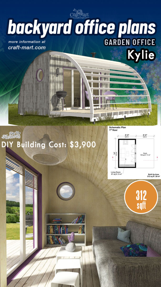 15+ Modern Backyard Office Plans to Build and DIY - Craft-Mart