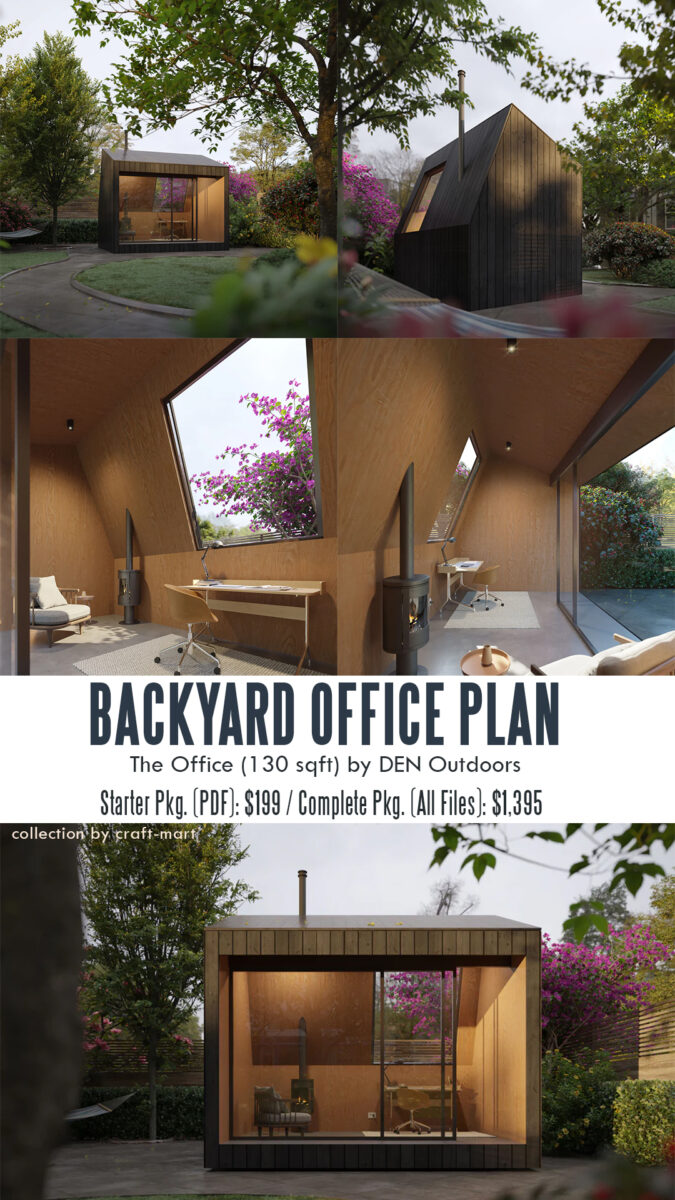 15+ Modern Backyard Office Plans to Build and DIY - Craft-Mart