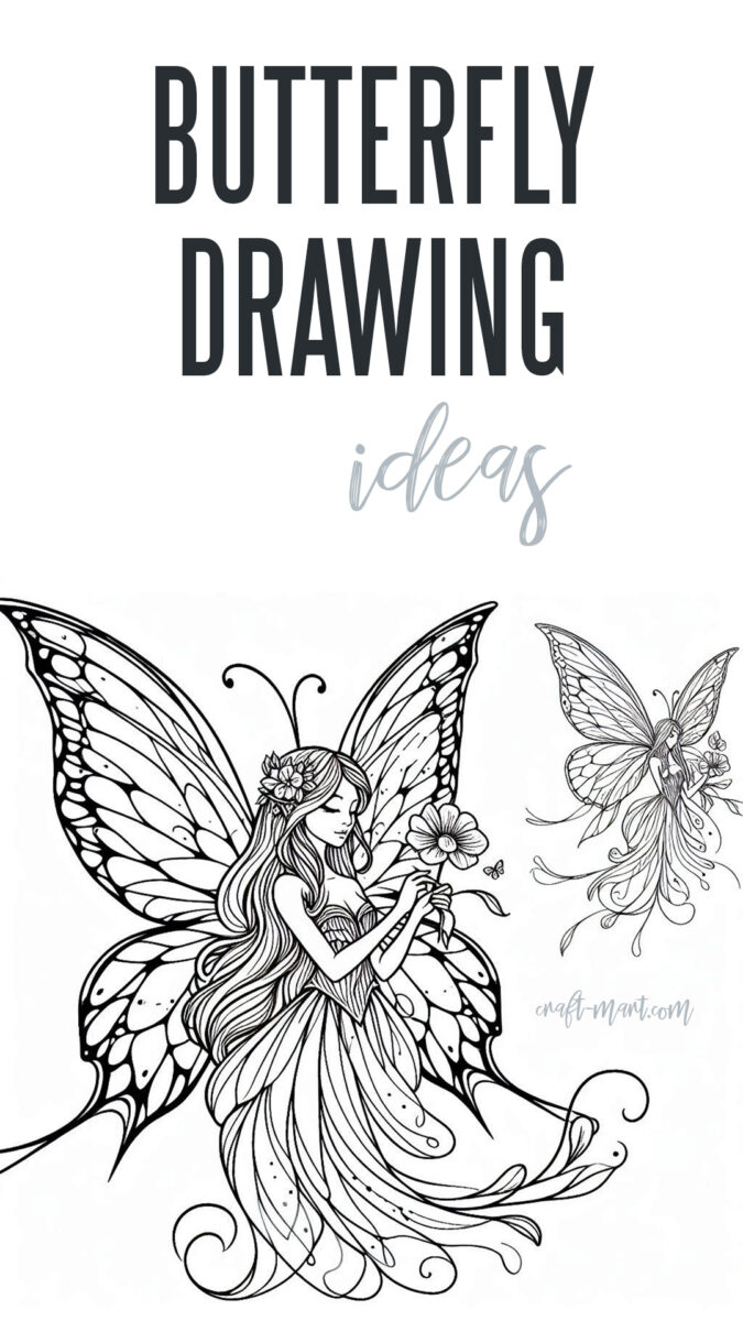 199-20_BUTTERFLY-DRAWING-IDEAS - Craft-Mart