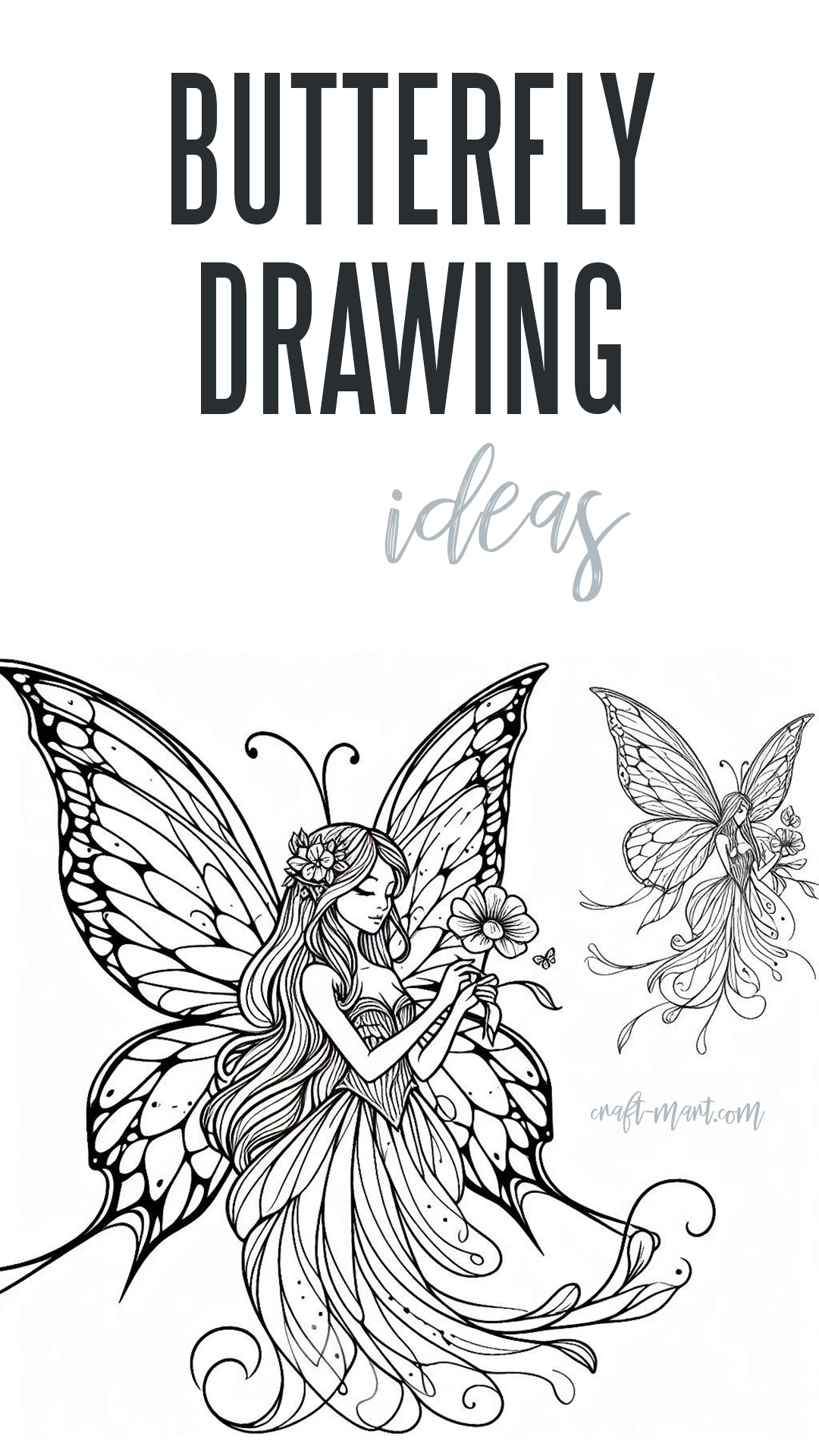 199-20_BUTTERFLY-DRAWING-IDEAS - Craft-Mart