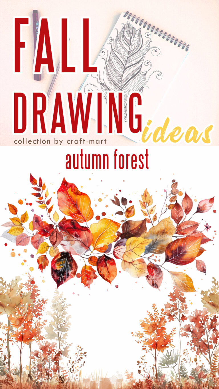 10+ Fall Drawing Ideas and Easy Doodles to Draw - Craft-Mart