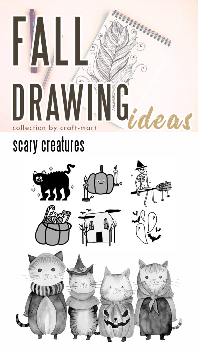 10+ Fall Drawing Ideas and Easy Doodles to Draw - Craft-Mart