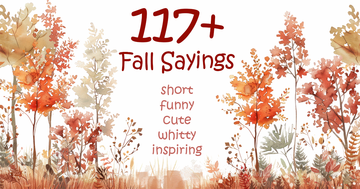 117+ Fall Sayings for Signs and DIY Crafts - Craft-Mart