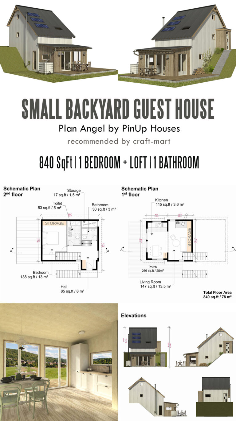 How to Build a Small Guest House in Your Backyard - Craft-Mart