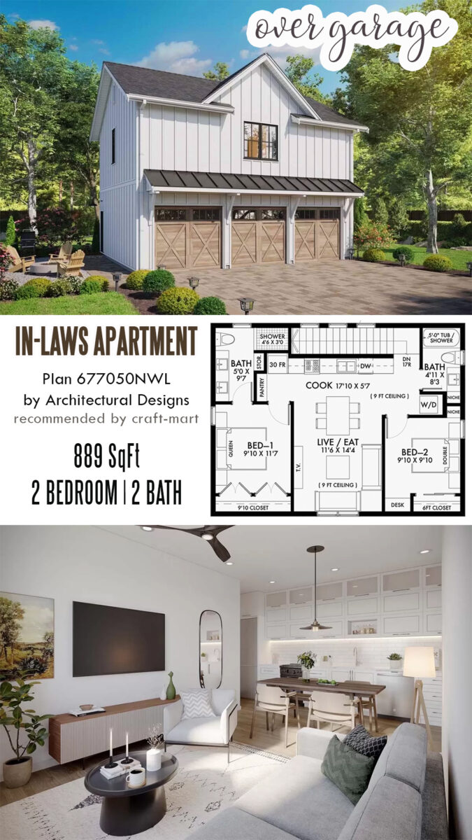 11+ Plans for Apartment Over Garage - Craft-Mart
