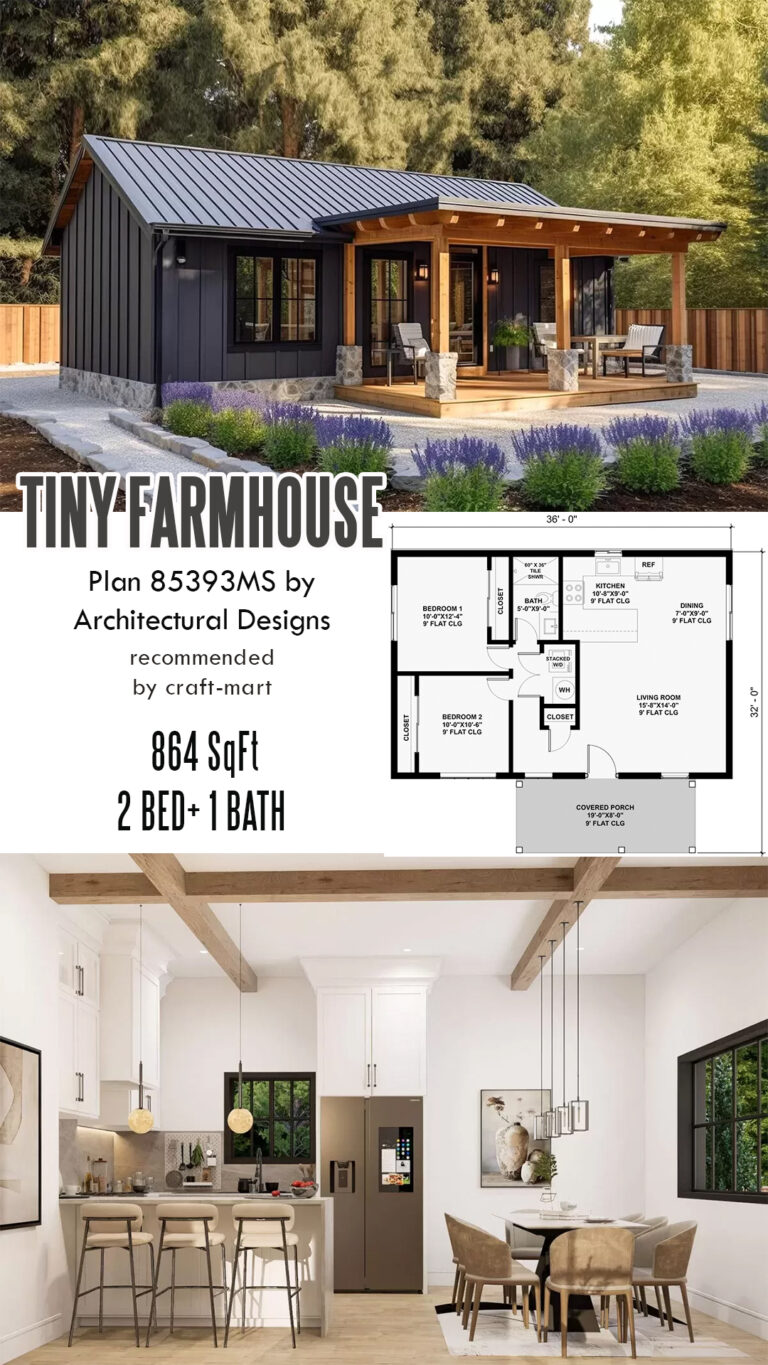 14 Tiny Farmhouse Plans - Craft-Mart