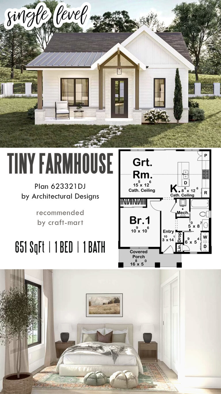 14 Tiny Farmhouse Plans - Craft-Mart