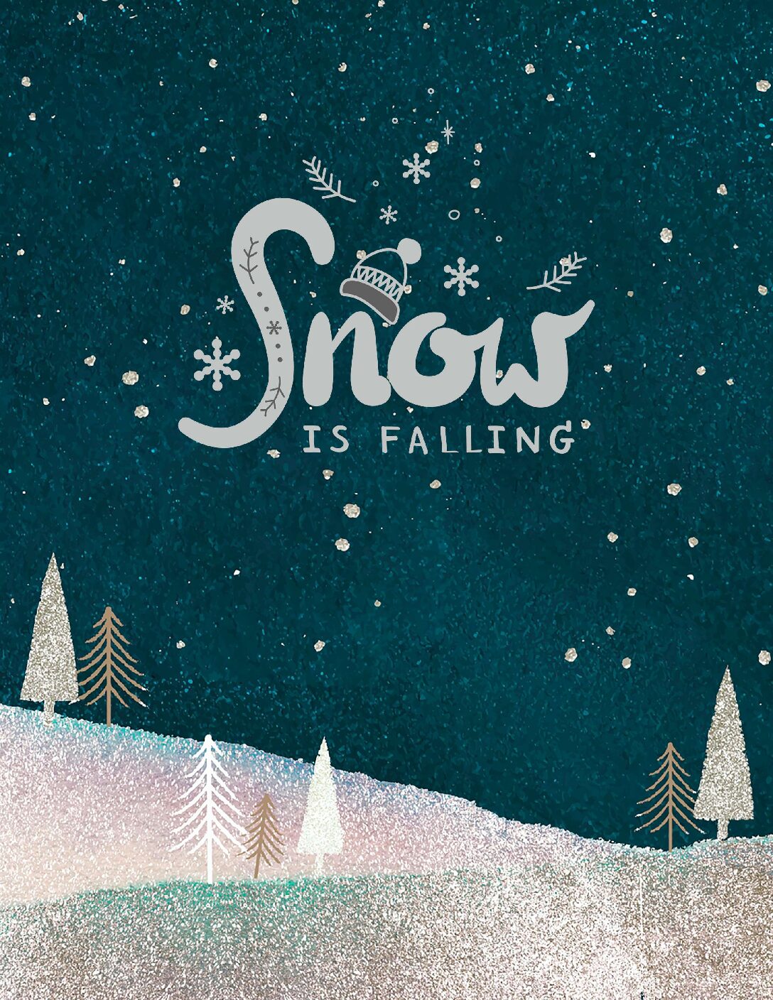 310_2_SNOW_IS_FALLING_print - Craft-Mart