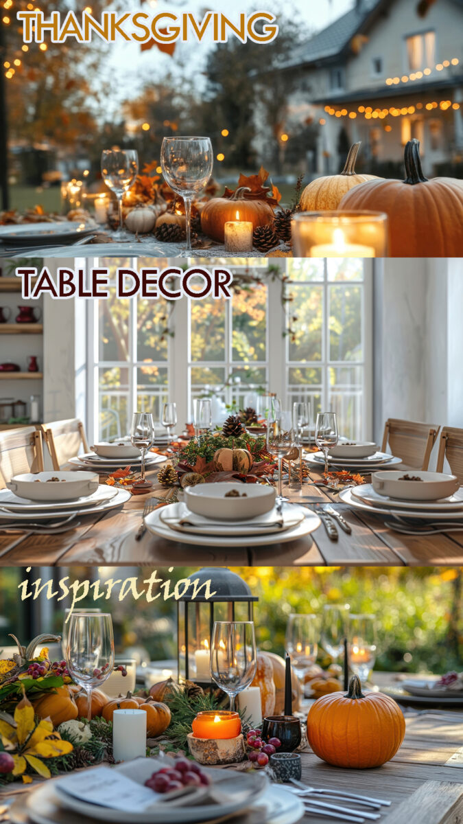 Modern Thanksgiving Table Decor - Craft-Mart