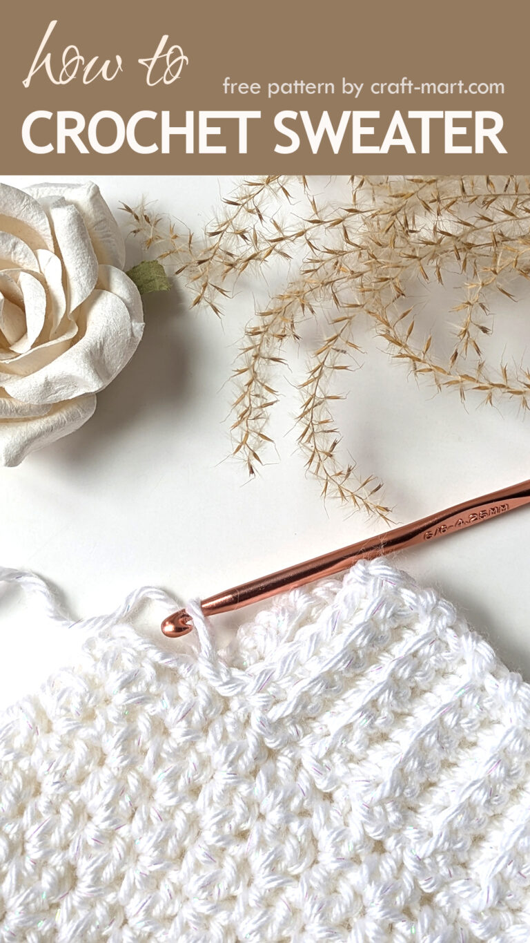 How to Crochet Sweater: a Magic Formula - Craft-Mart