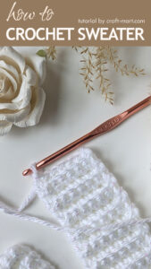 How to Crochet Sweater: a Magic Formula - Craft-Mart