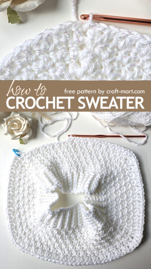 How to Crochet Sweater: a Magic Formula - Craft-Mart