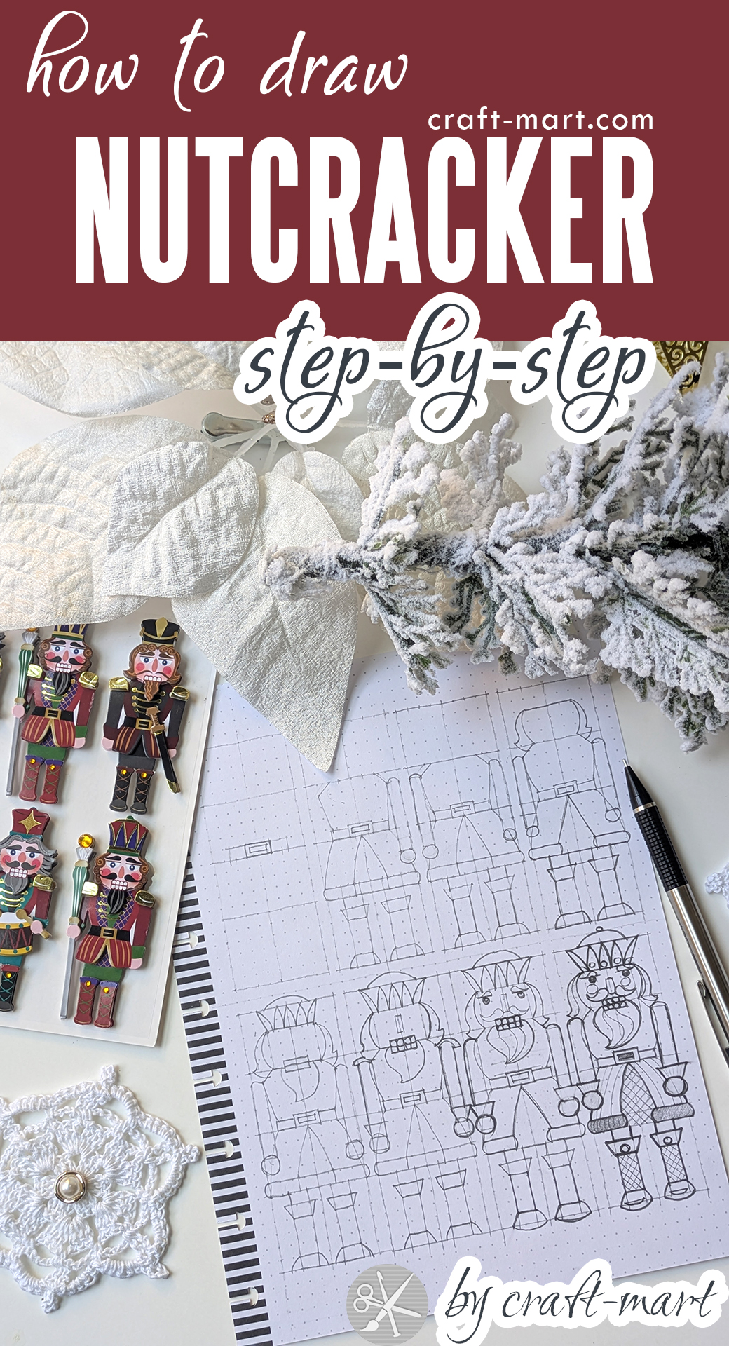 Christmas Doodles Made Easy for Stress Relief - Craft-Mart