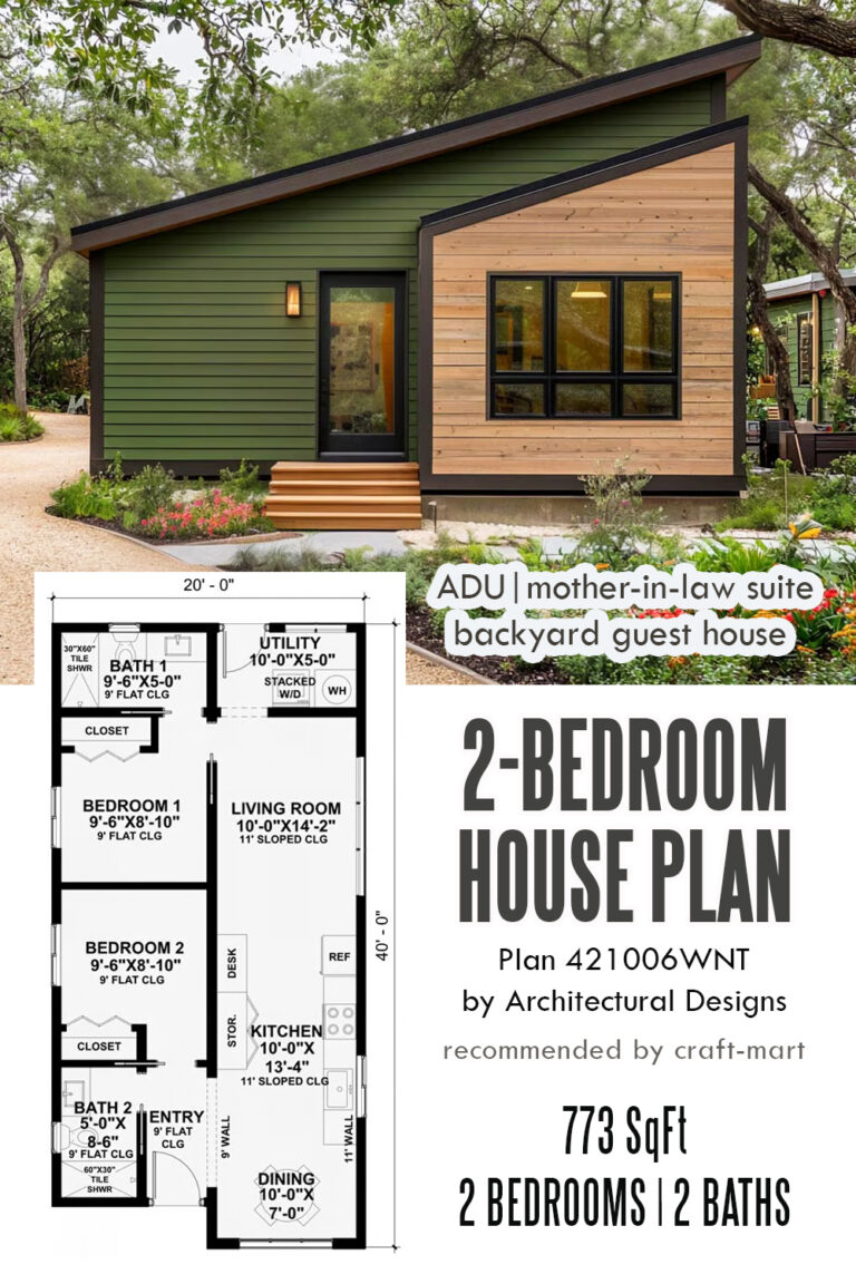 12 Trending 2-Bedroom House Plans - Craft-Mart