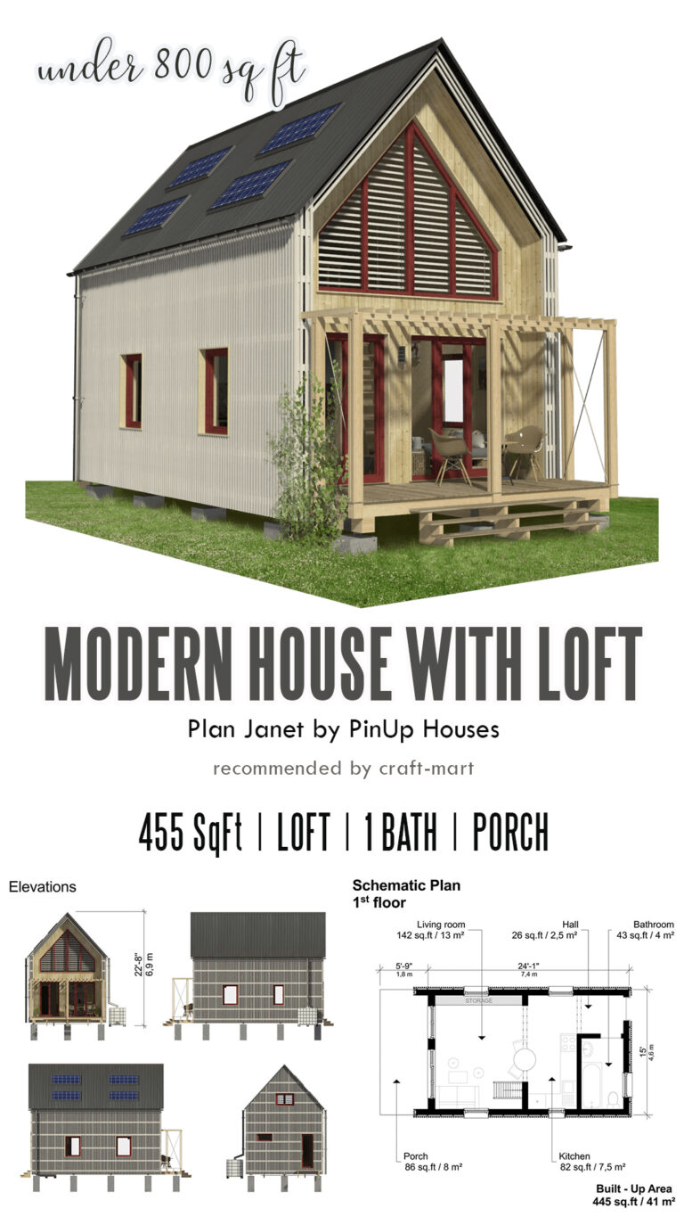 12 Amazing 800 sq ft (or less) House Plans - Craft-Mart
