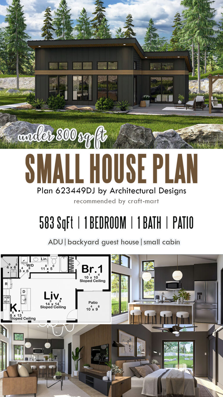 12 Amazing 800 sq ft (or less) House Plans - Craft-Mart