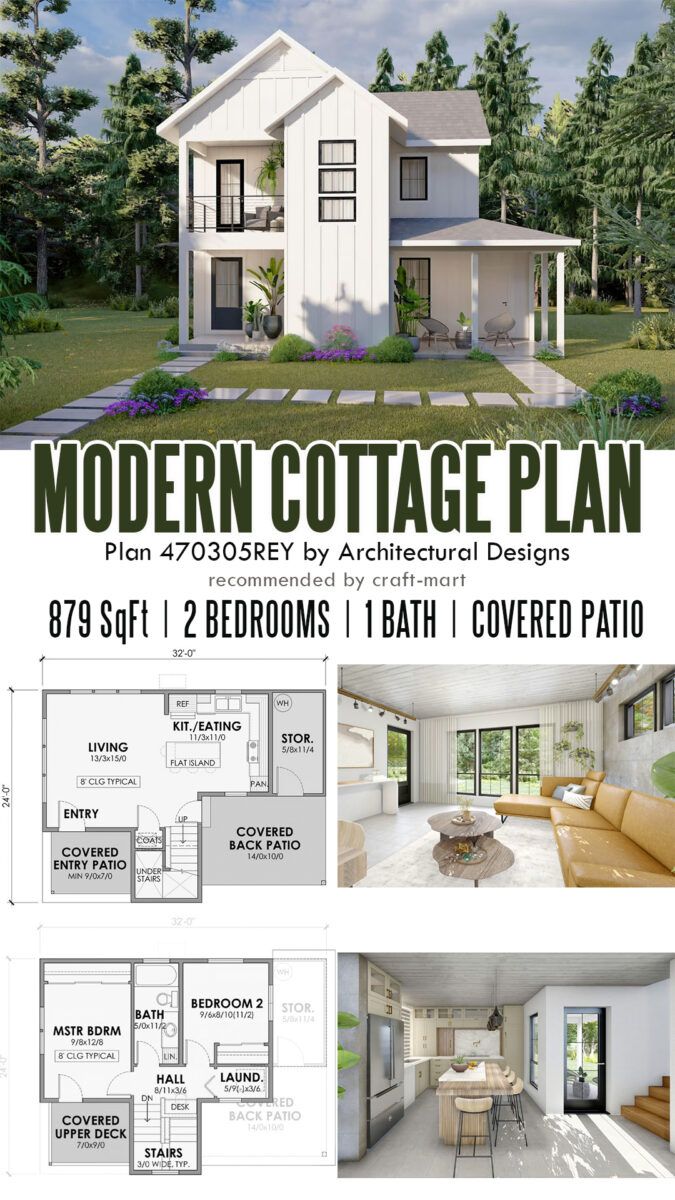 12 Amazing 800 sq ft (or less) House Plans - Craft-Mart