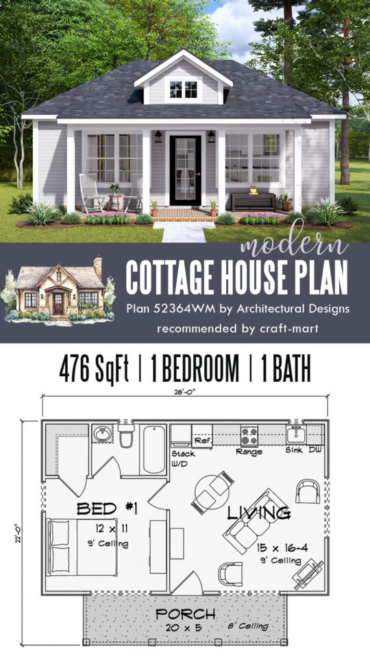 14 Modern Cottage House Plans - Craft-Mart