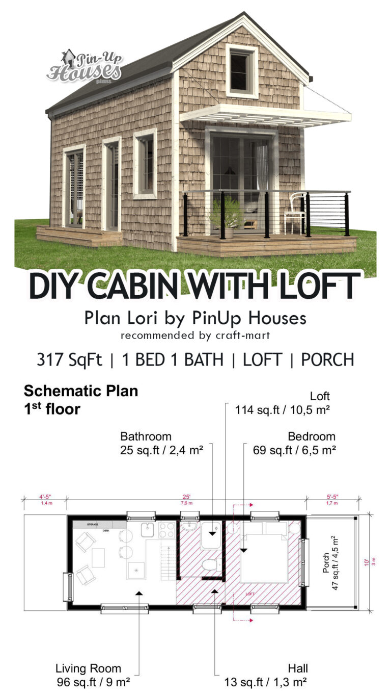 11 Rustic Cabin Plans and Steps to Build Yours - Craft-Mart