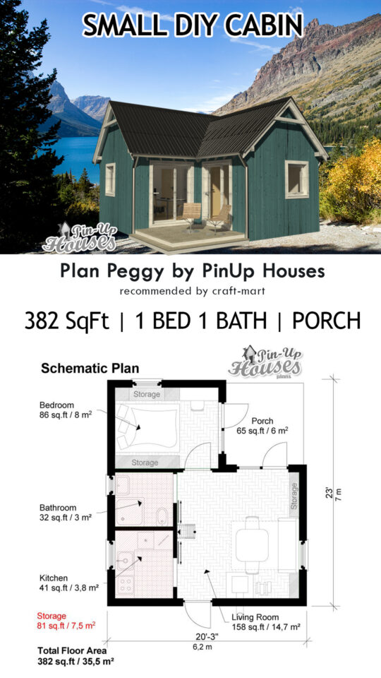 11 Rustic Cabin Plans and Steps to Build Yours - Craft-Mart