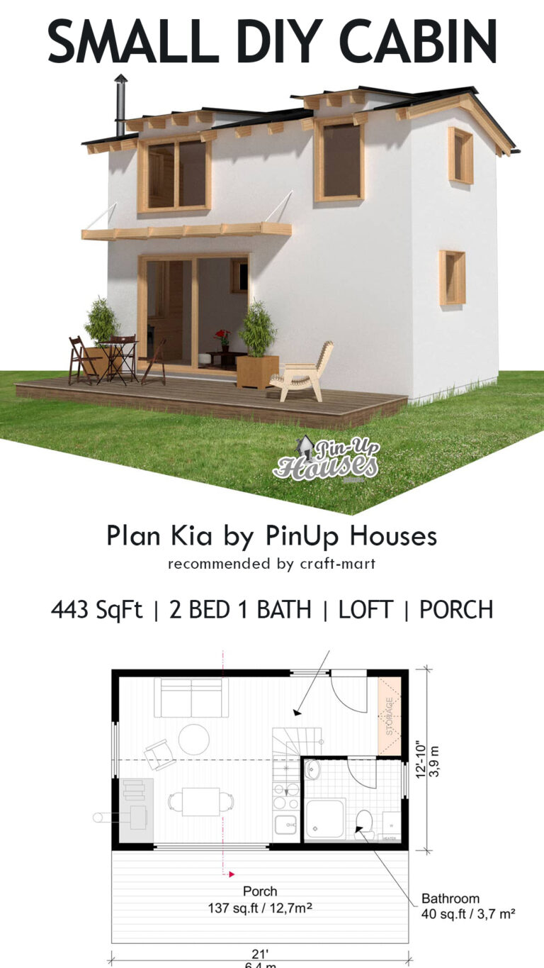 11 Rustic Cabin Plans and Steps to Build Yours - Craft-Mart