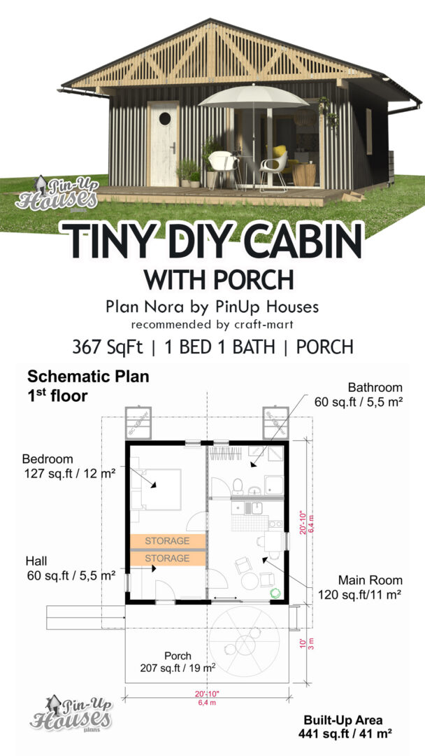 11 Rustic Cabin Plans and Steps to Build Yours - Craft-Mart