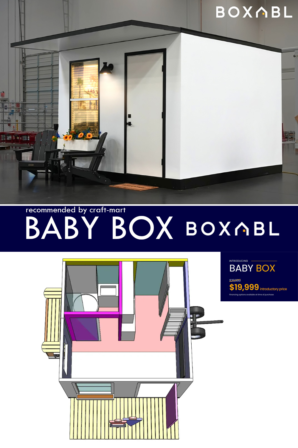 Affordable Prefab Home - Baby Box by BOXABL - Craft-Mart