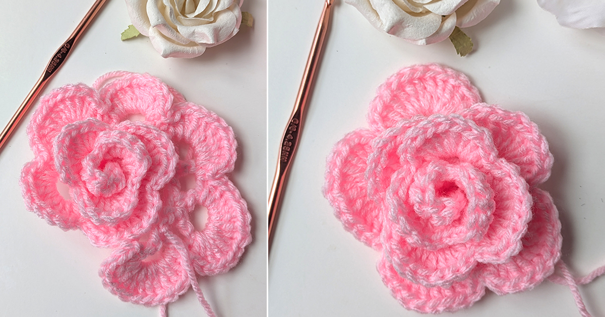 Crochet Rose - Free Pattern - Craft-Mart