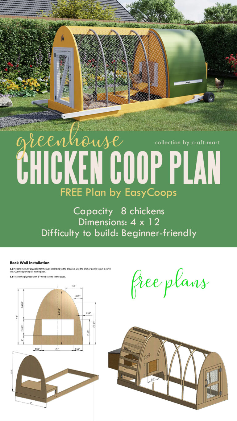 14+ Free Chicken Coop Ideas & Plans - Craft-Mart