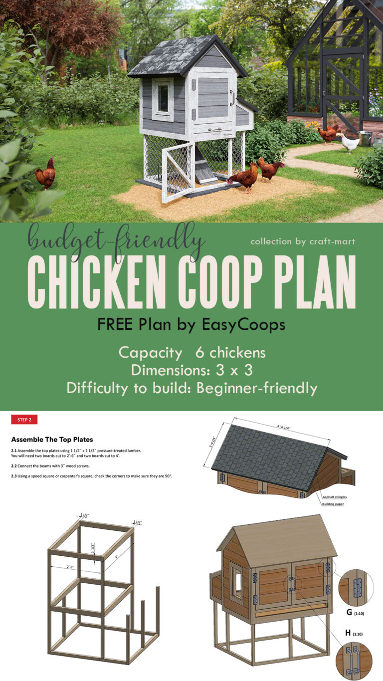 14+ Free Chicken Coop Ideas & Plans - Craft-Mart