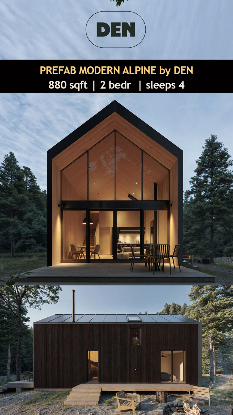 Modern Cabin: Prefab Kit by DEN - Craft-Mart