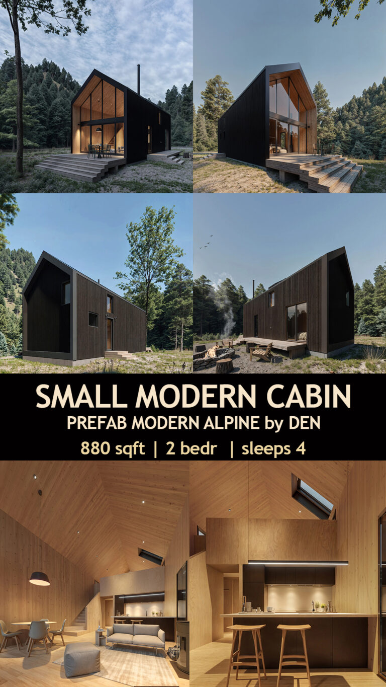Modern Cabin: Prefab Kit by DEN - Craft-Mart
