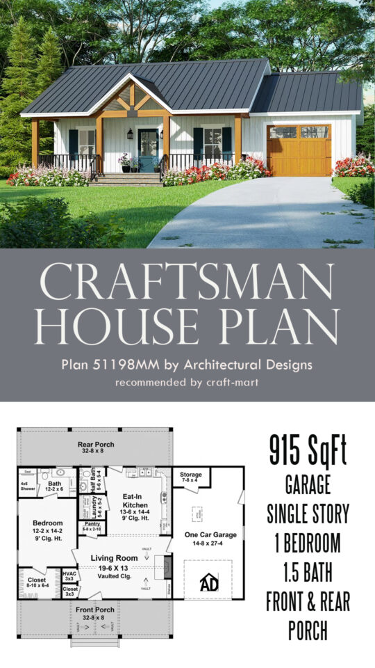 12 Trending Craftsman House Plans - Craft-Mart