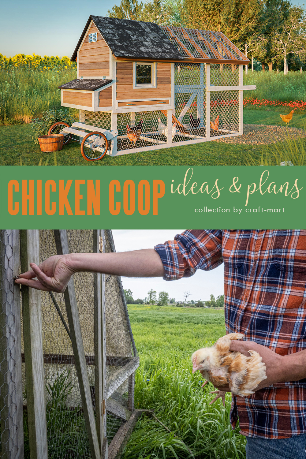 11+ Chicken Coop Ideas & Plans - Craft-Mart