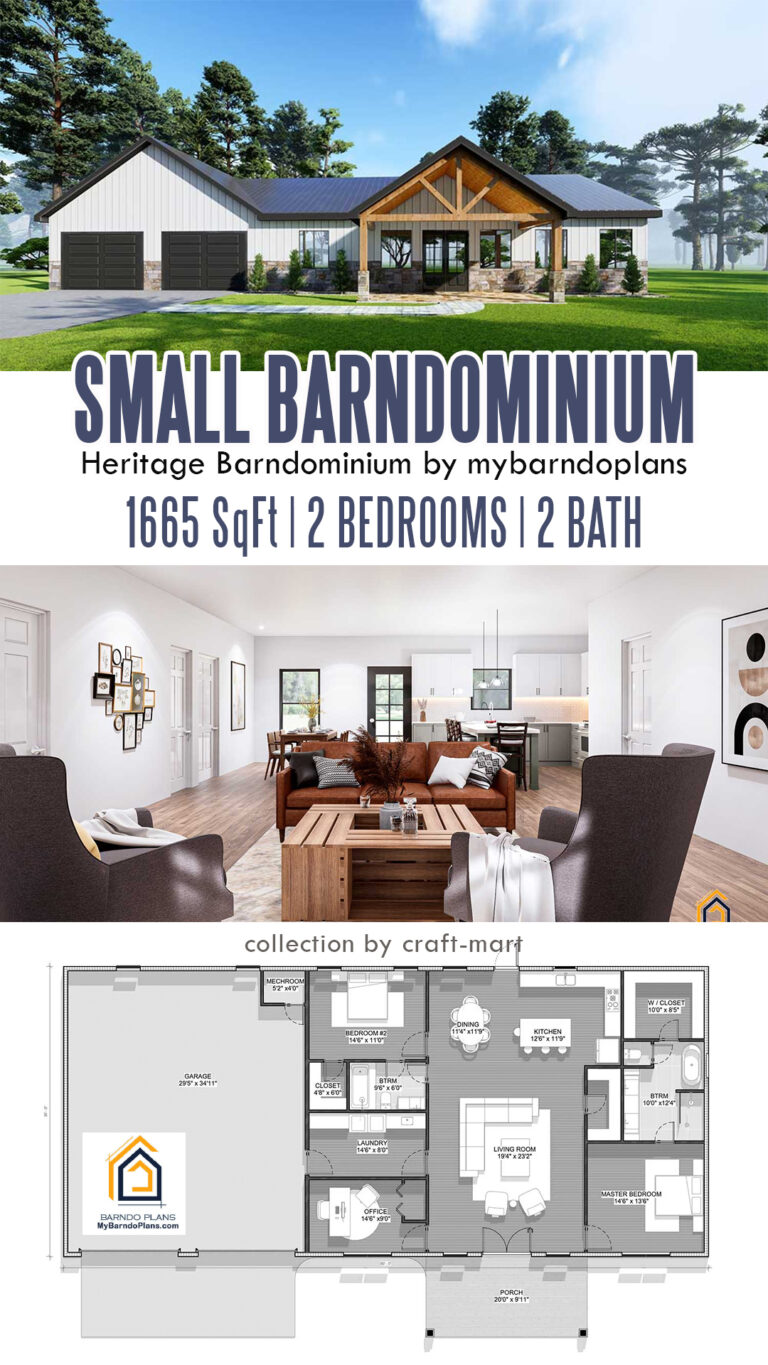 Small Barndominium Floor Plans & Kits - Craft-Mart