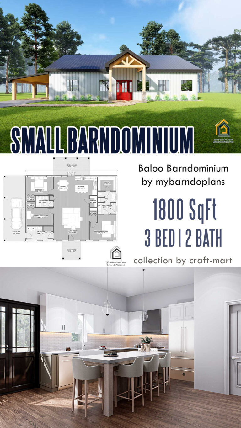 Small Barndominium Floor Plans & Kits - Craft-Mart