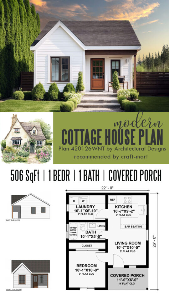 14 Modern Cottage House Plans - Craft-Mart