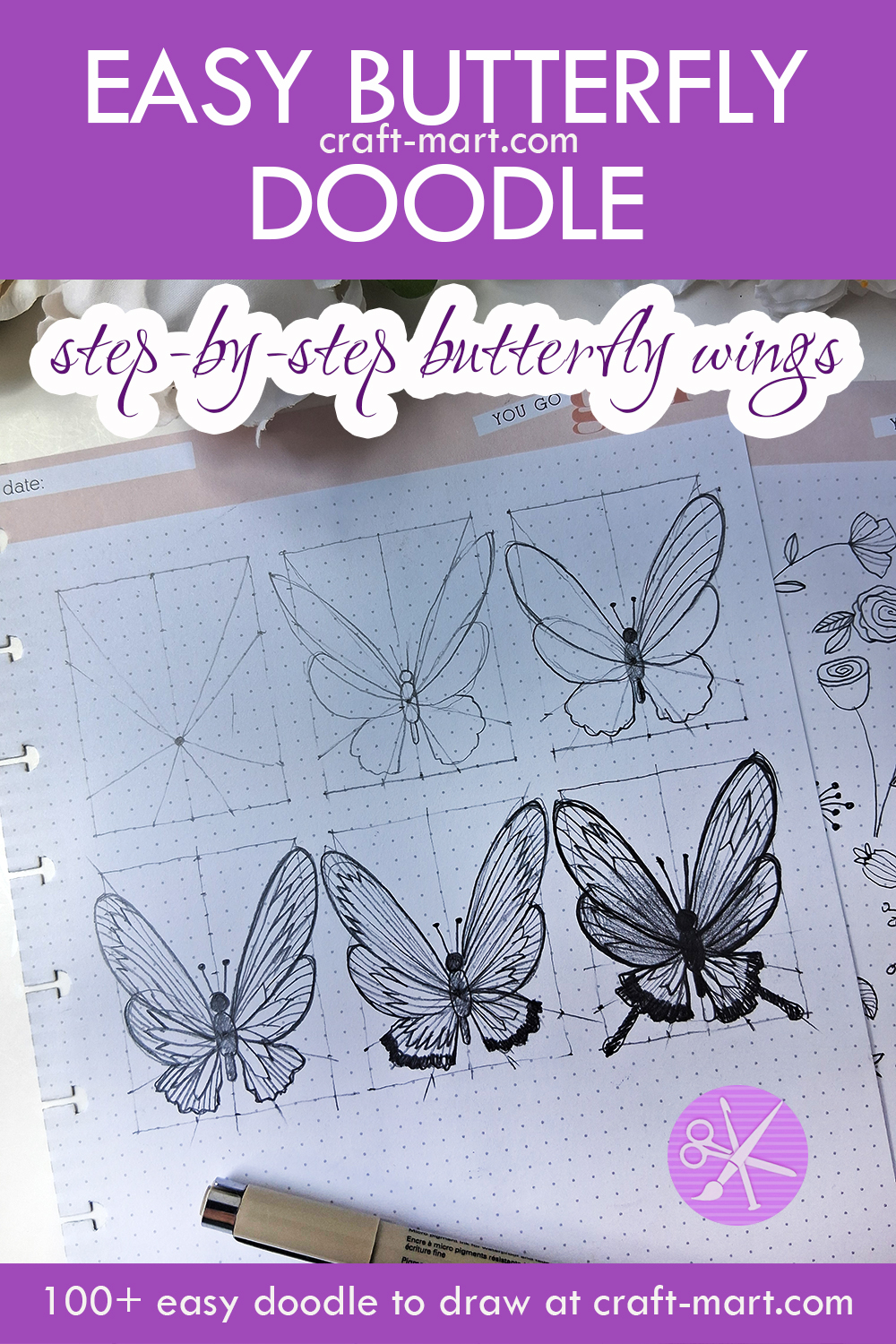 320_11_EASY-SPRING-DOODLES_butterfly - Craft-Mart