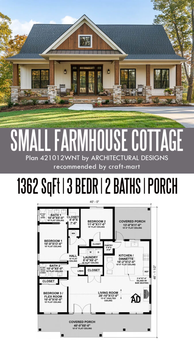 Small Farmhouse Plans for Building Your Dream Home - Page 3 of 4 ...