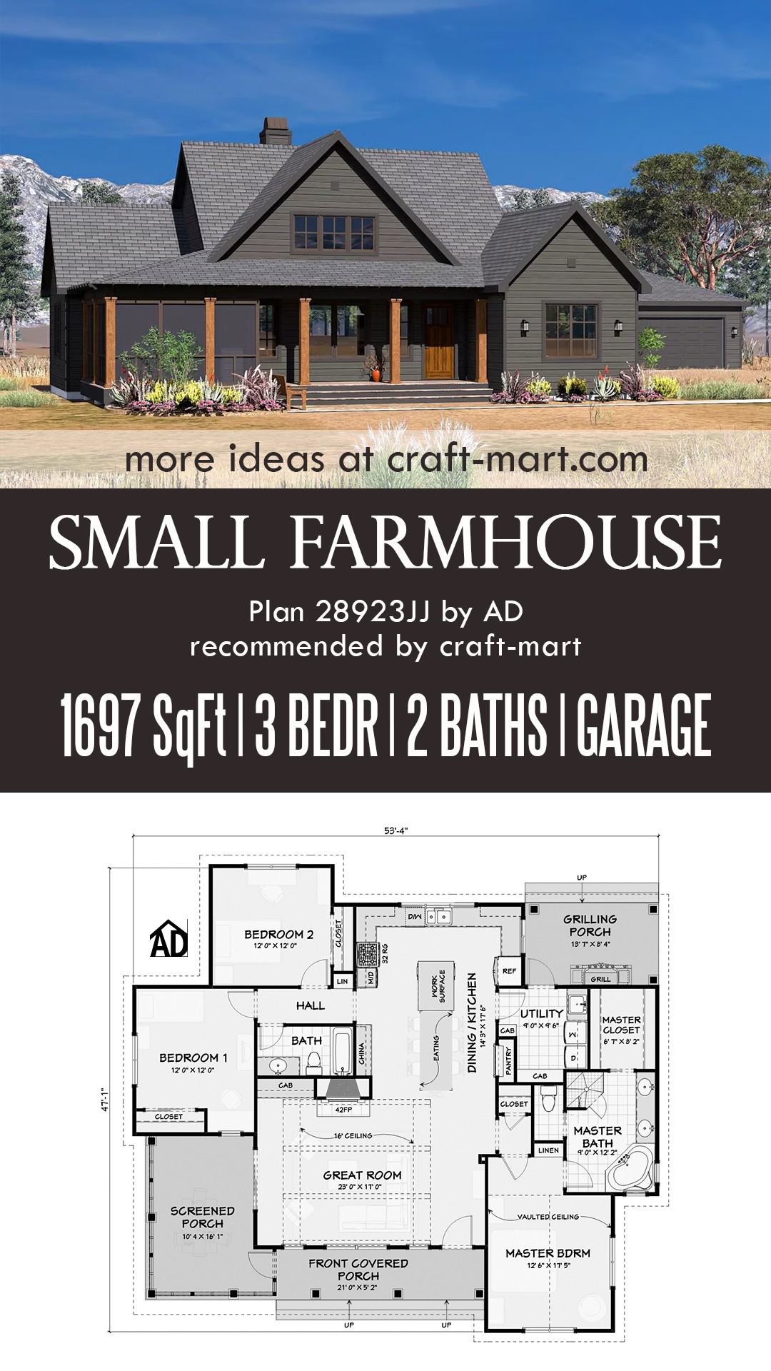 Small Farmhouse Plans for Building Your Dream Home - Craft-Mart