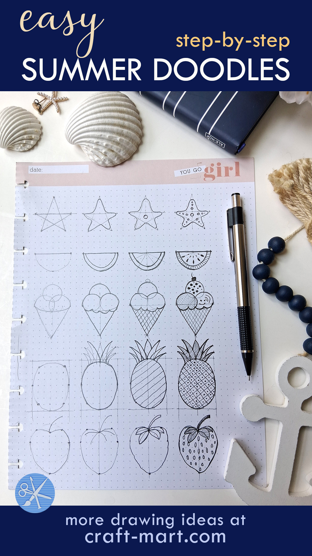 189_2_SUMMER_DOODLES_step-by-step - Craft-Mart