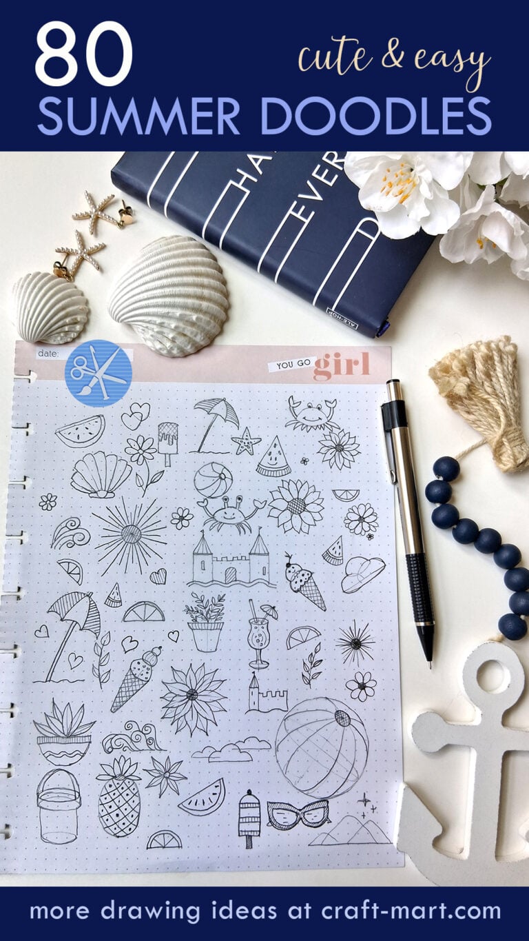 100+ Easy Summer Doodles - Craft-Mart