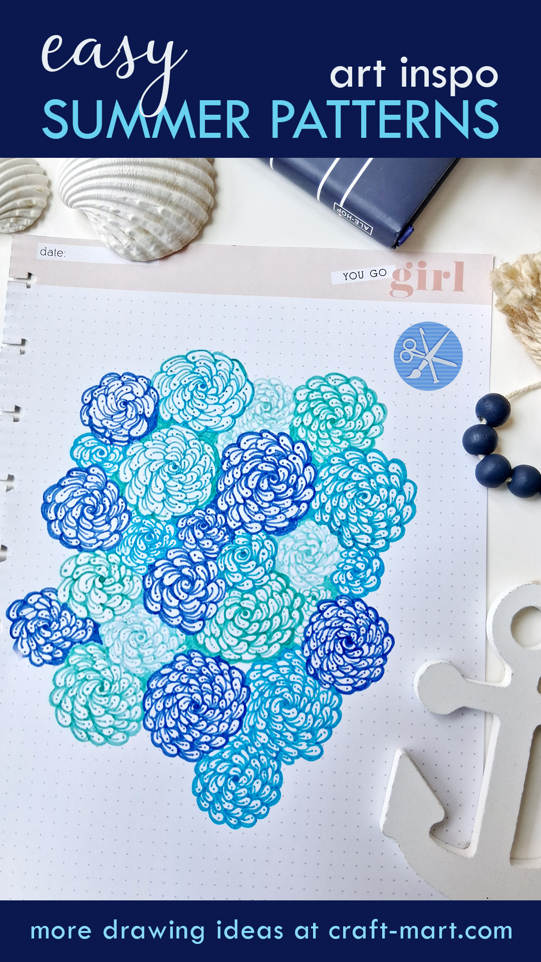 100+ Easy Summer Doodles - Craft-Mart