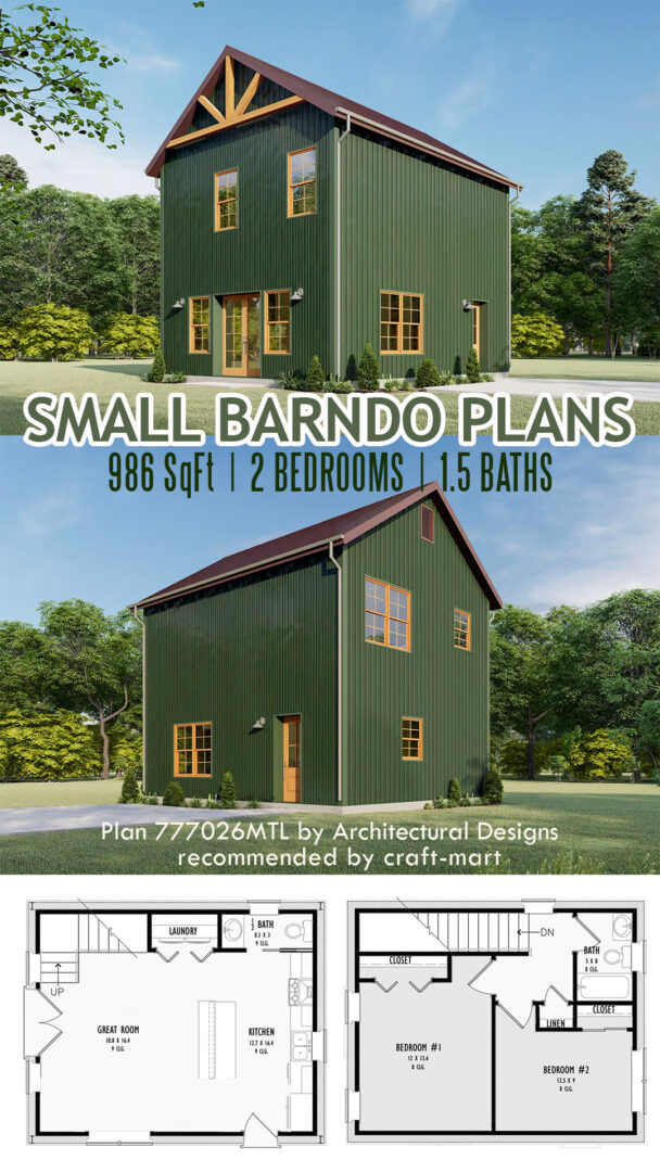 12 Small Barndo Plans to Build Your Dream Home - Craft-Mart